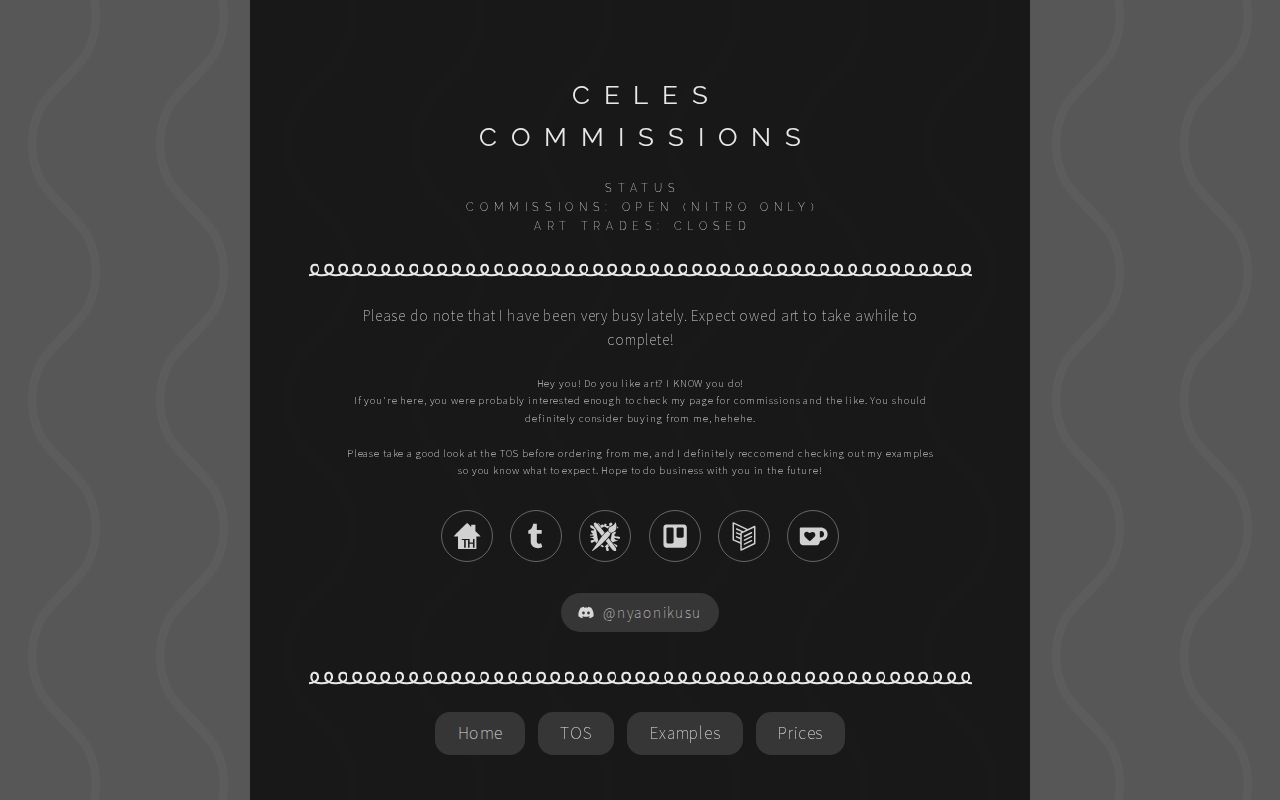 Celes Commissions